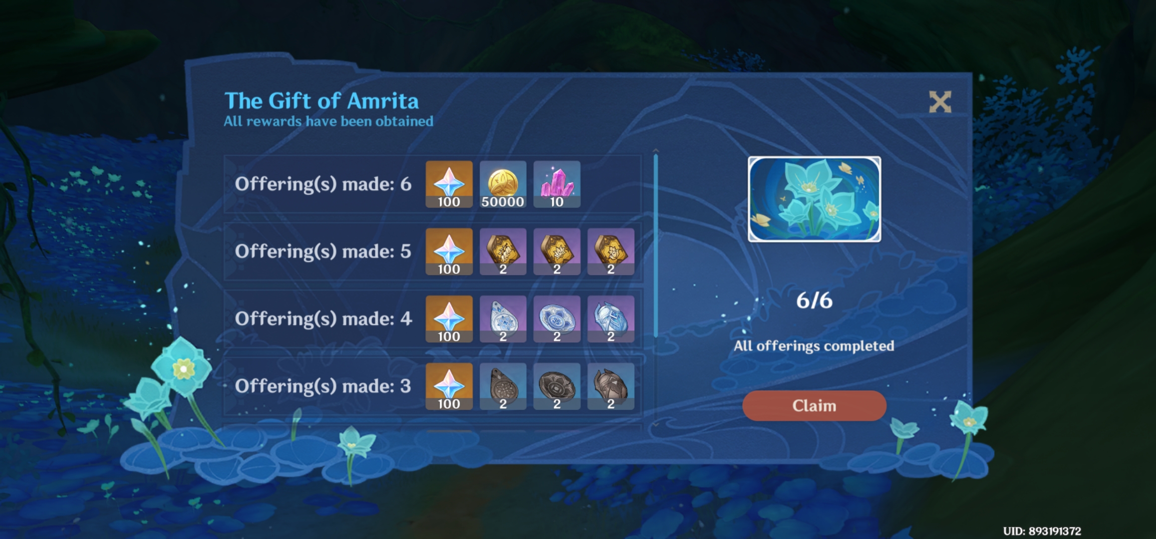 Finally 600 primogems in AMRITA POOL! Genshin Impact | HoYoLAB