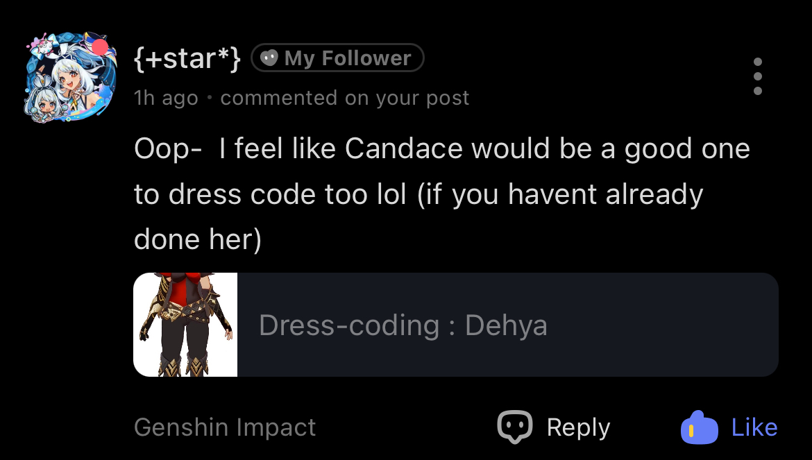 Dress-coding: Candace Genshin Impact | HoYoLAB