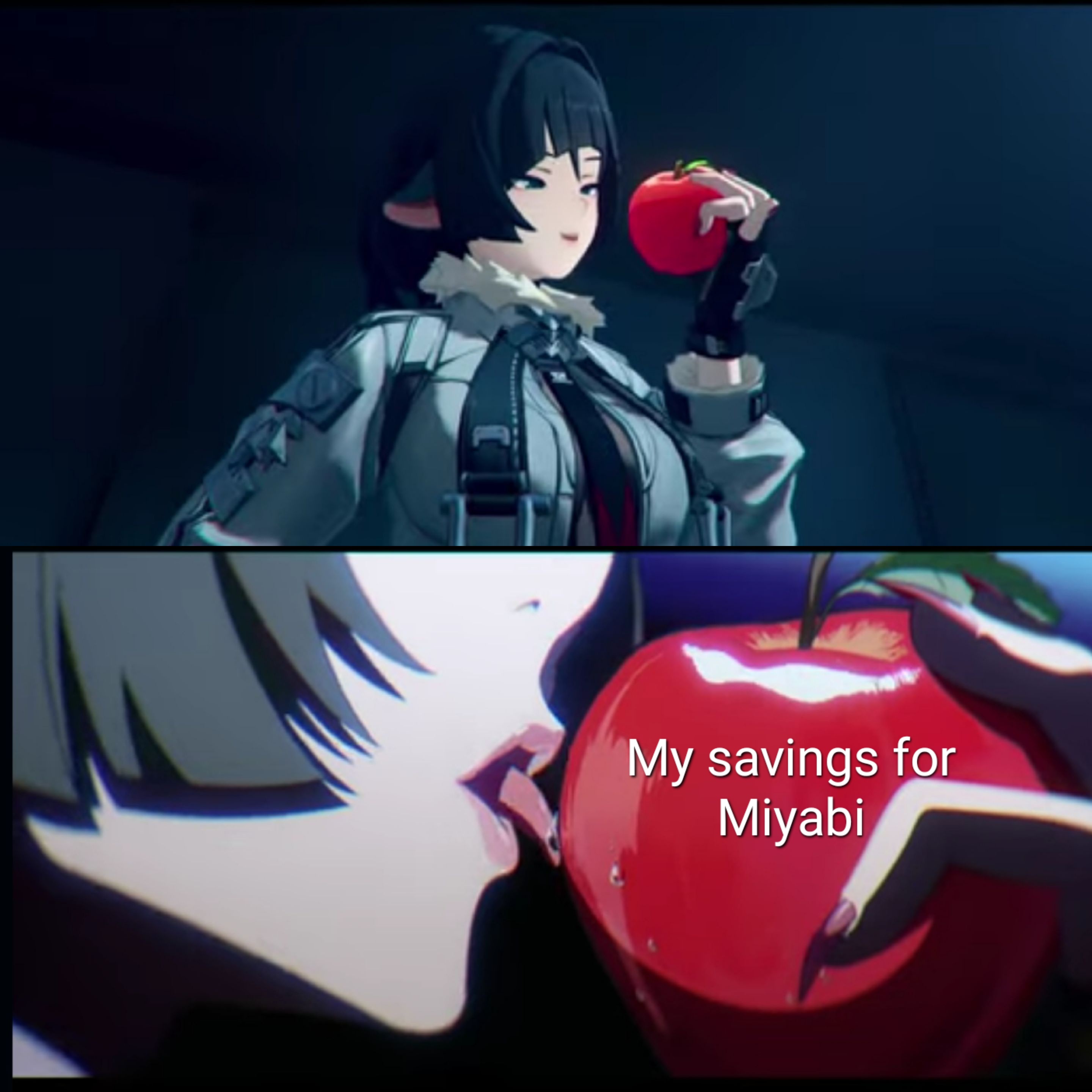 No...! my savings for Miyabi since day 1(F2PBTW). Zenless Zone Zero ...