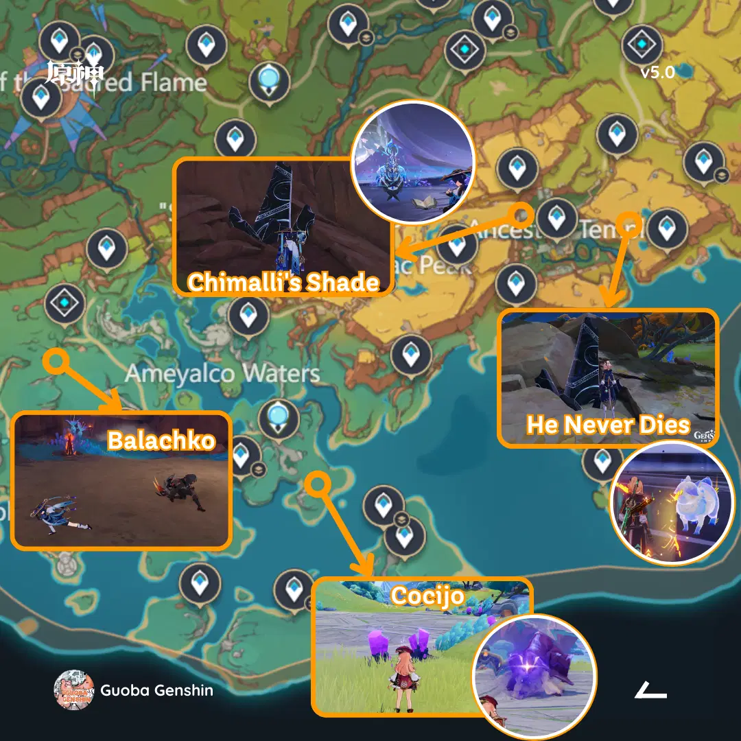 [Version 5.0] All 10 Natlan Local Legends Locations & How to Beat Them ...