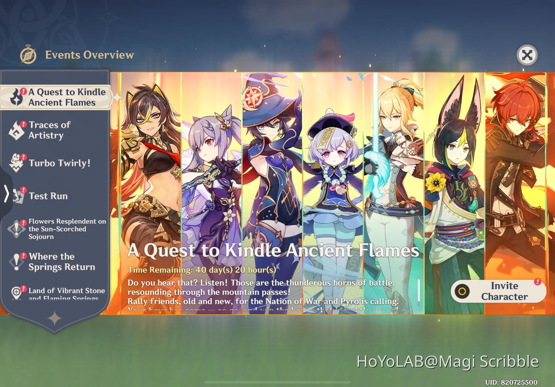 A Quest to Kindle Ancient Flames Genshin Impact | HoYoLAB