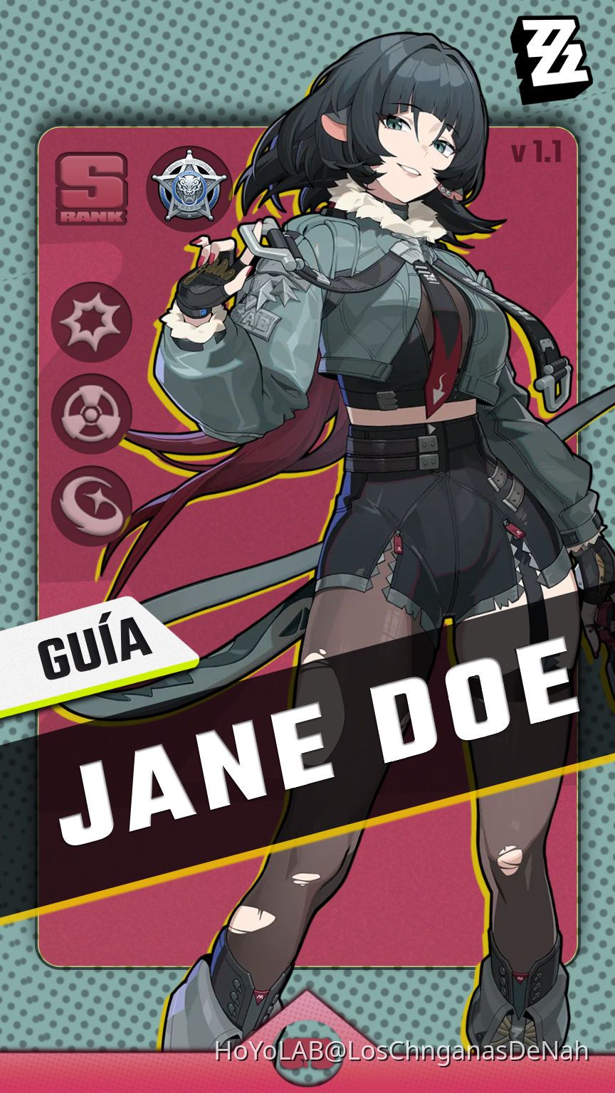 #Guías de agentes# JANE DOE [v1.1] | Mejores builds, técnicas ...