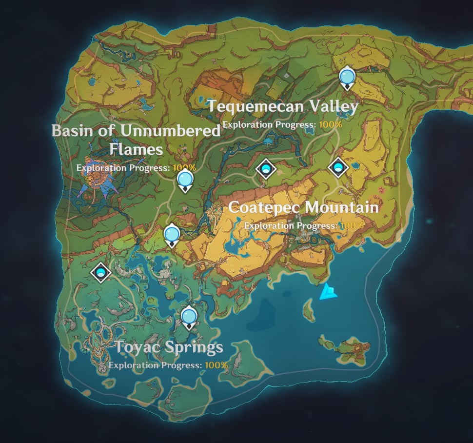 Natlan exploration progress Genshin Impact | HoYoLAB