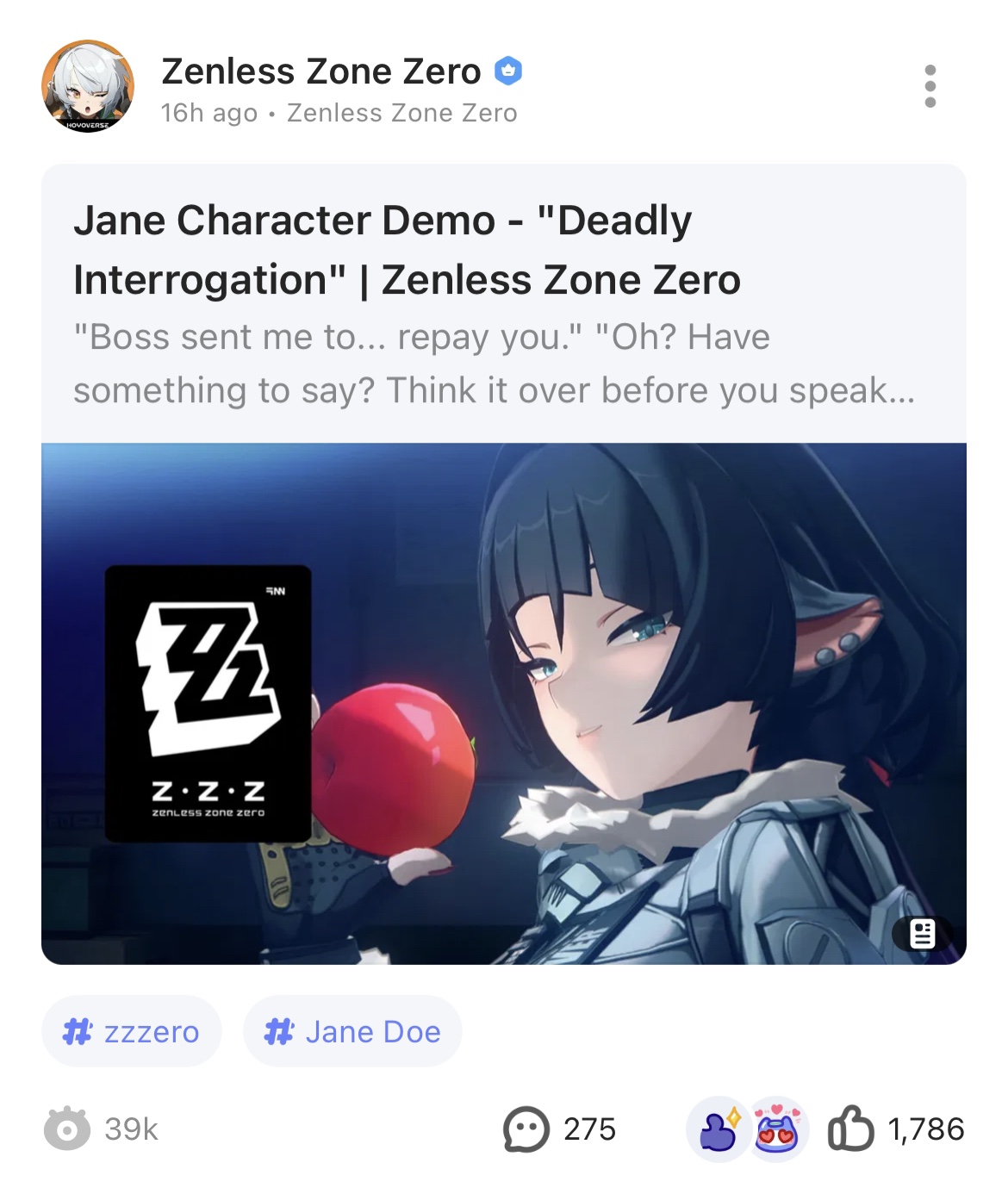 I was so sure that I was going to pull for Jane Doe but this character ...