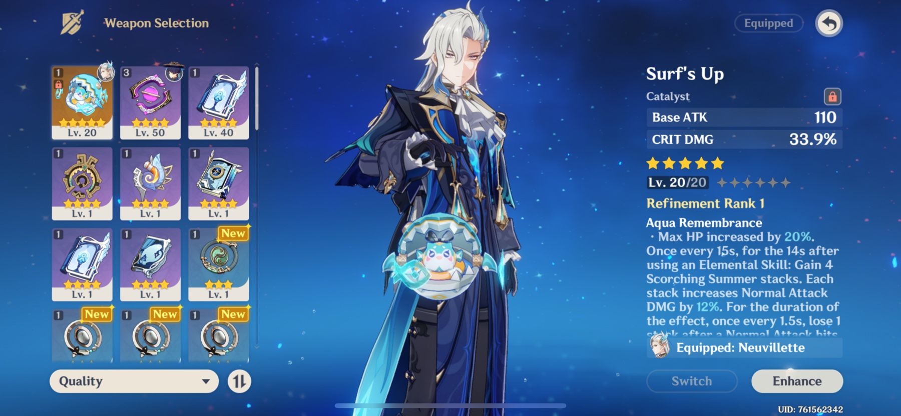 Weapon for my Neuvillette. Help. Genshin Impact | HoYoLAB