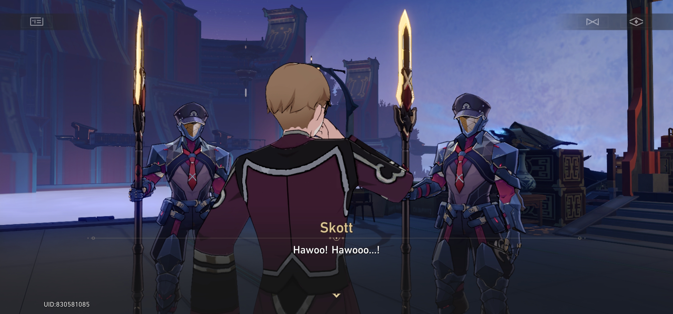 Our iconic "Awoo" from our boy scott, let us not forget this 💪😔 Honkai ...