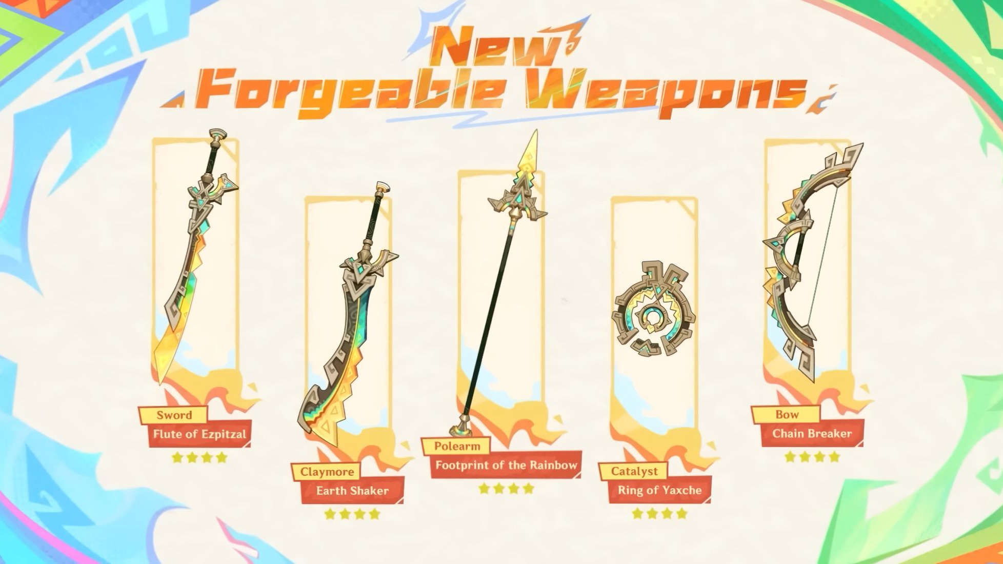 Obtain all Natlan forge weapon Blueprints! Genshin Impact | HoYoLAB