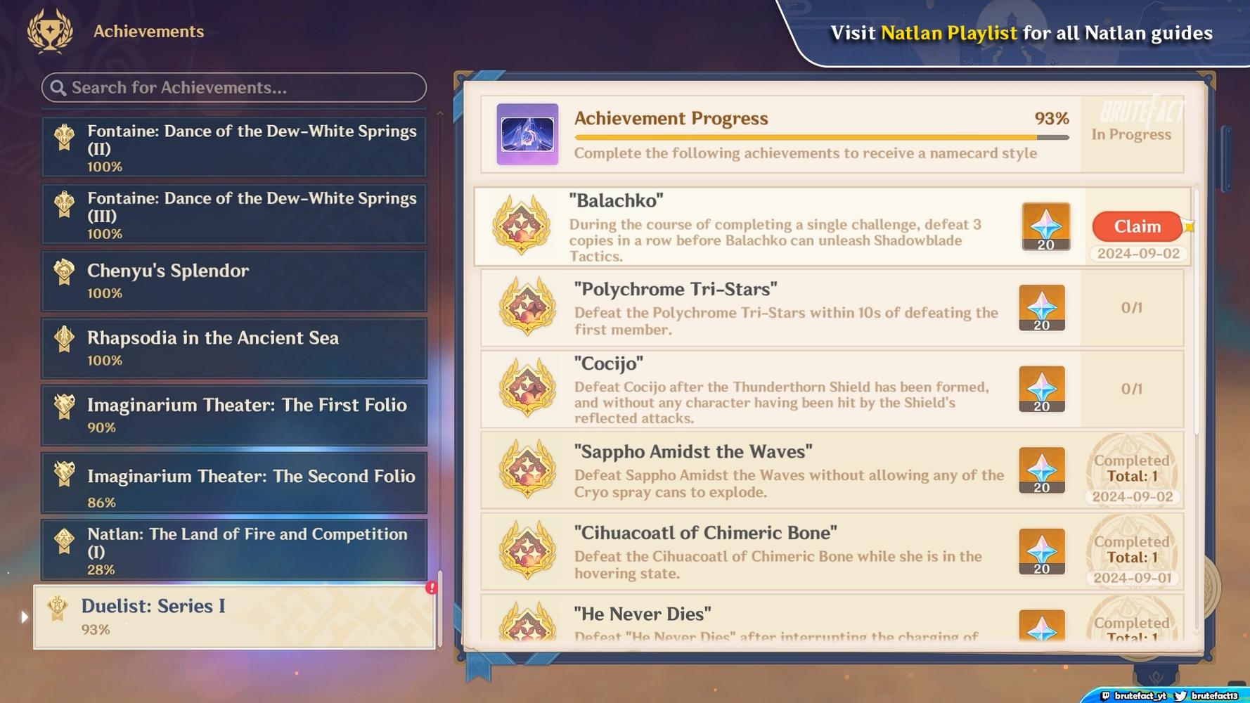 [V5.0] All 10 Natlan Local Legends Locations + All Achievements Guide ...