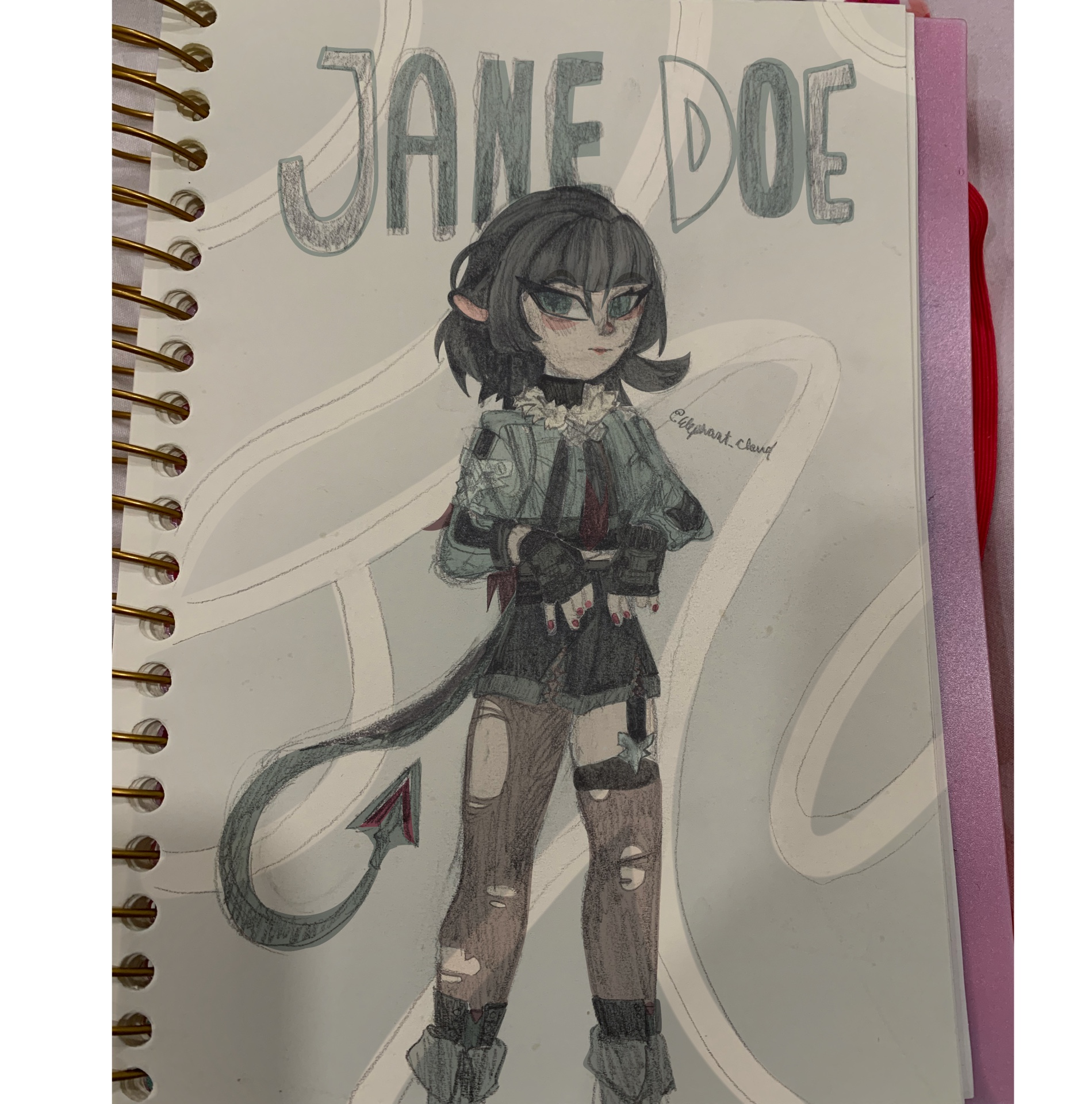 Colored my Jane doe drawing Zenless Zone Zero | HoYoLAB