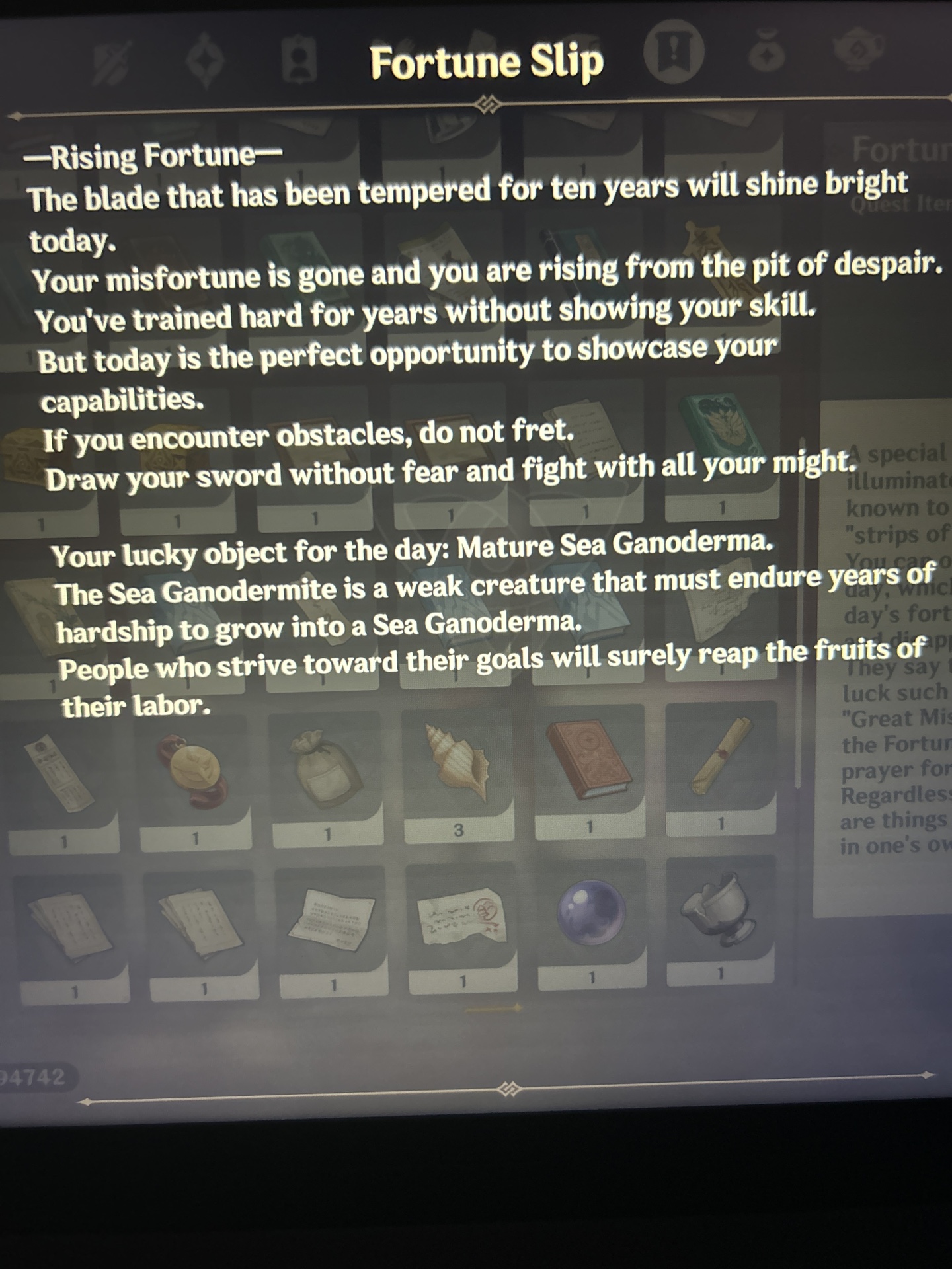 Fortune slip of the day Genshin Impact | HoYoLAB