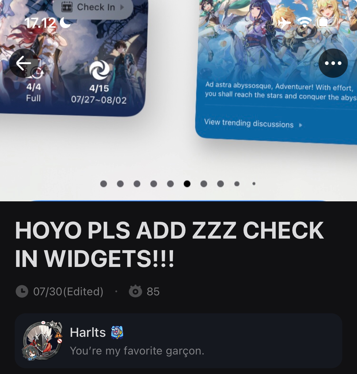 HOYO FINALLY DID IT OMFG!!! Zenless Zone Zero | HoYoLAB