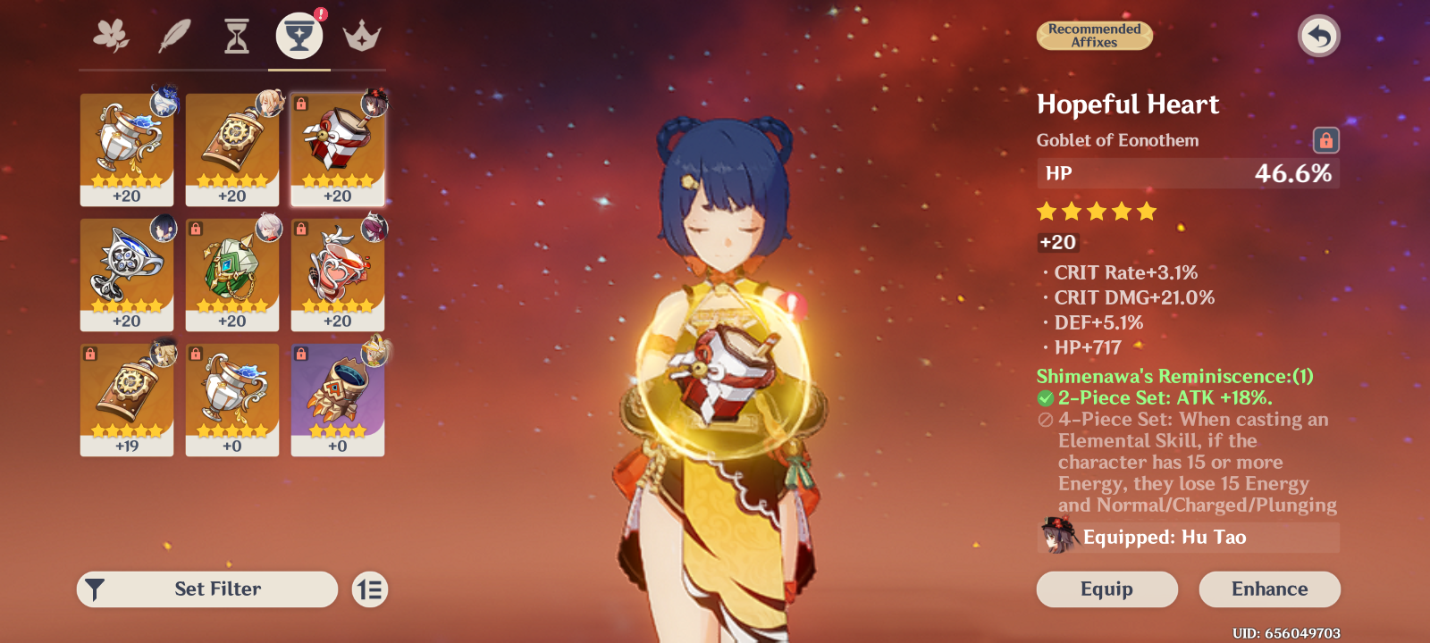 POV: all your luck goes to goblets to flex on Zyox Genshin Impact | HoYoLAB