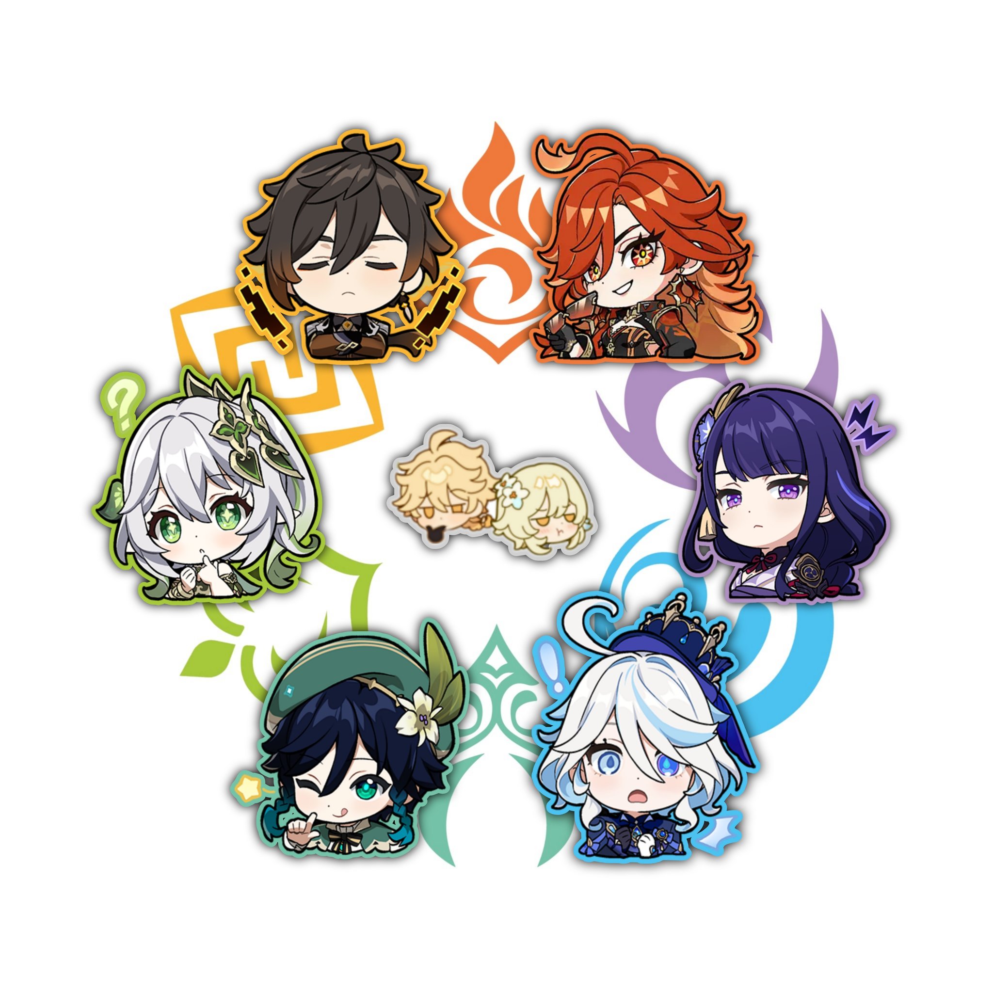 CHIBI ARCHONS ⚡ Genshin Impact | HoYoLAB