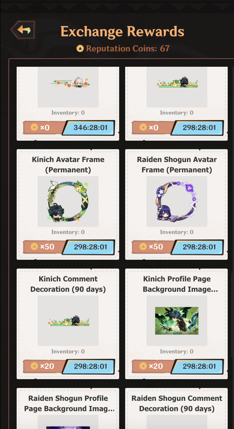 Me realized that Kinich frame sold out Genshin Impact | HoYoLAB