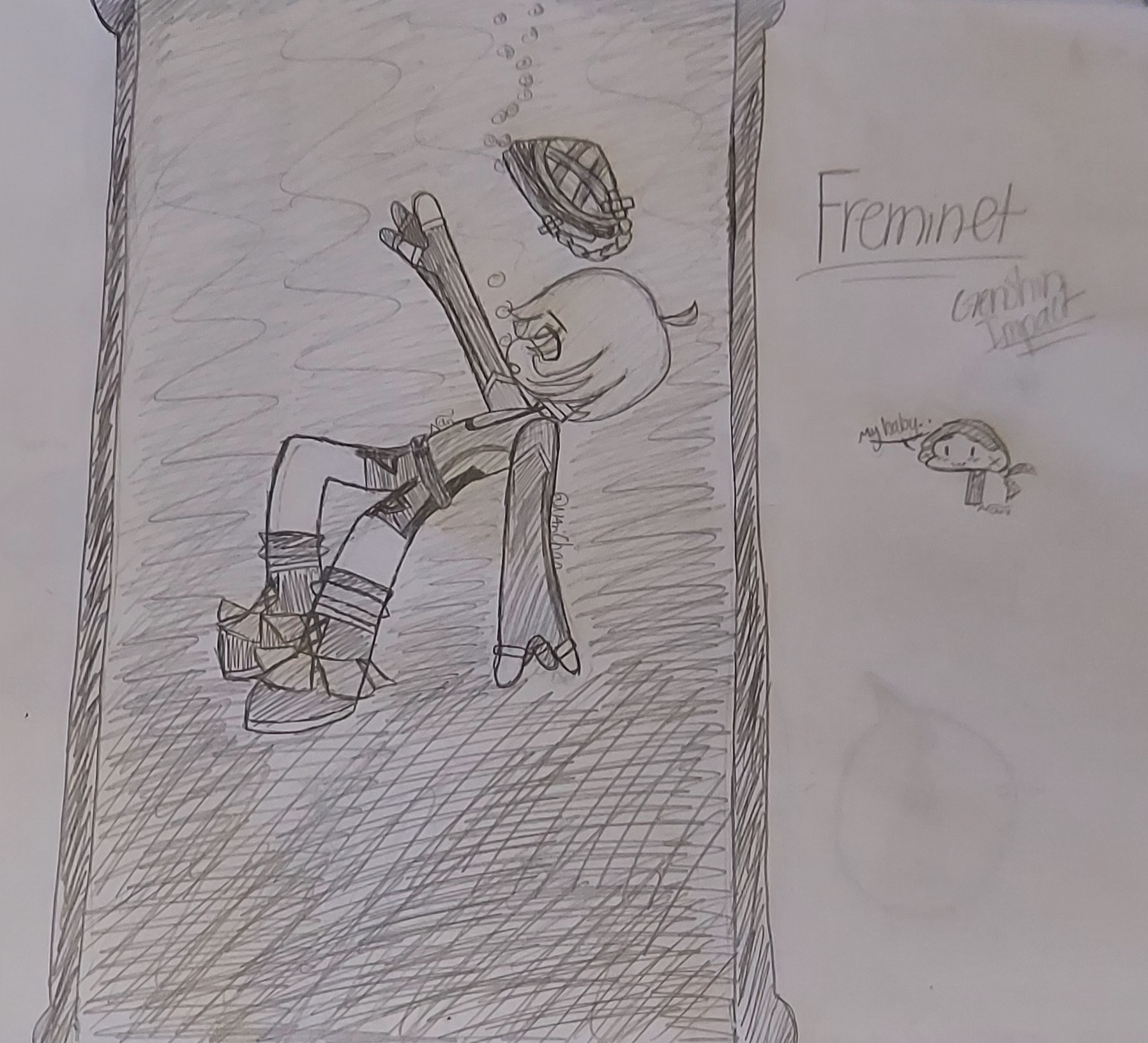 Freminet fanart|Made by me|Chibi| Genshin Impact | HoYoLAB