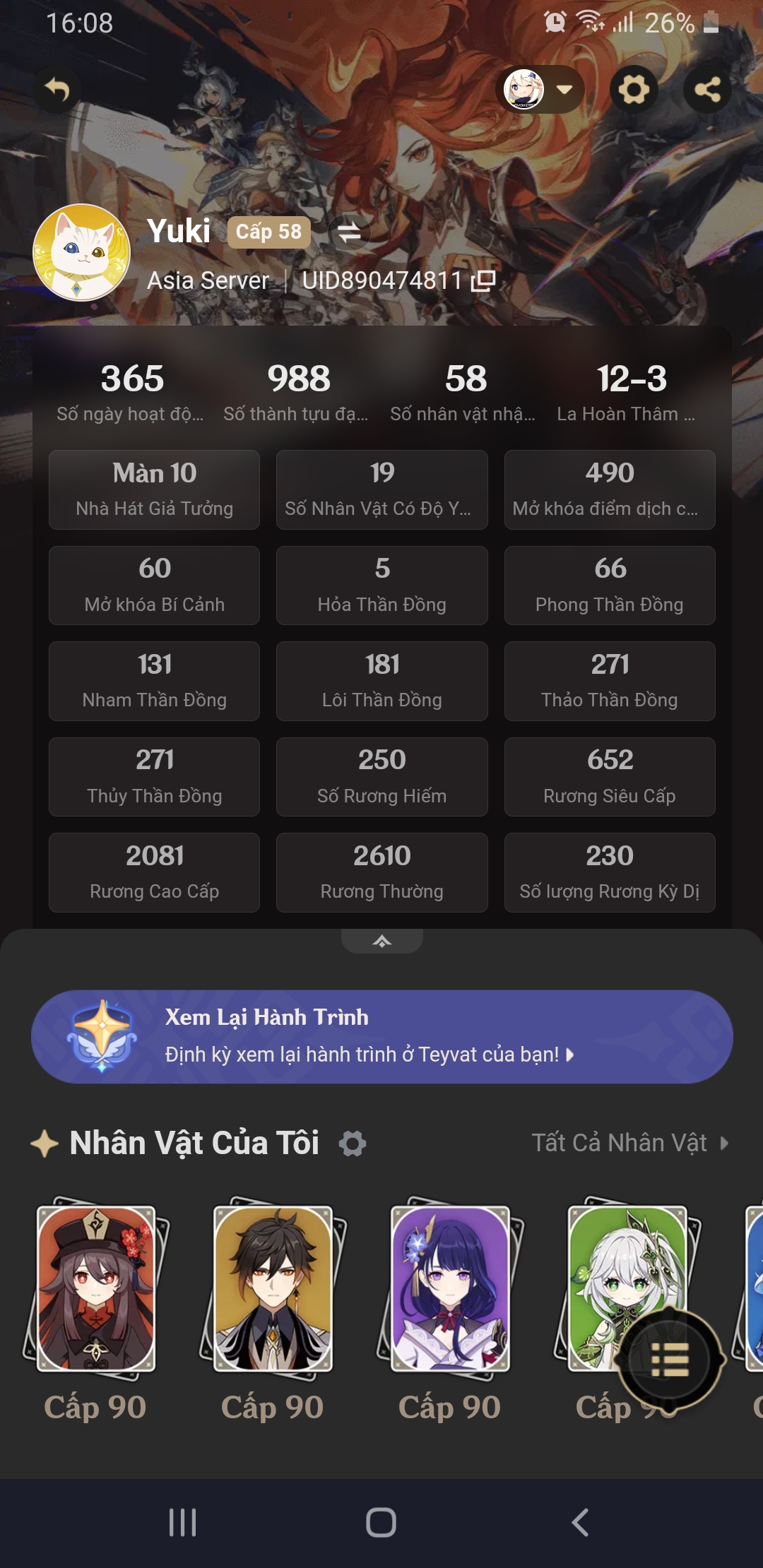 Timeline Genshin Impact | HoYoLAB