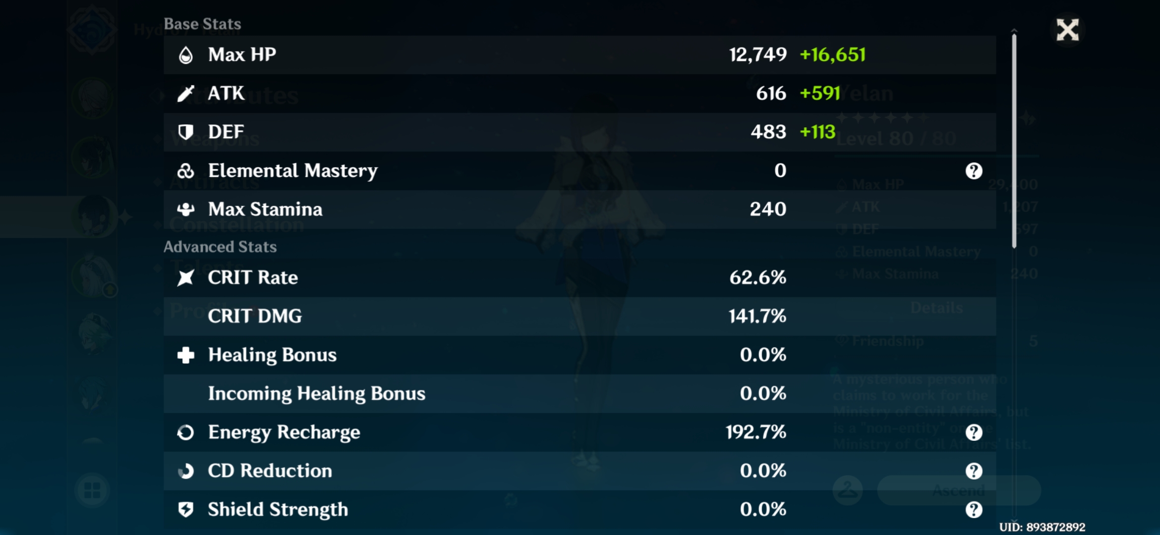 My Yelan build that i completed in a week... Genshin Impact | HoYoLAB