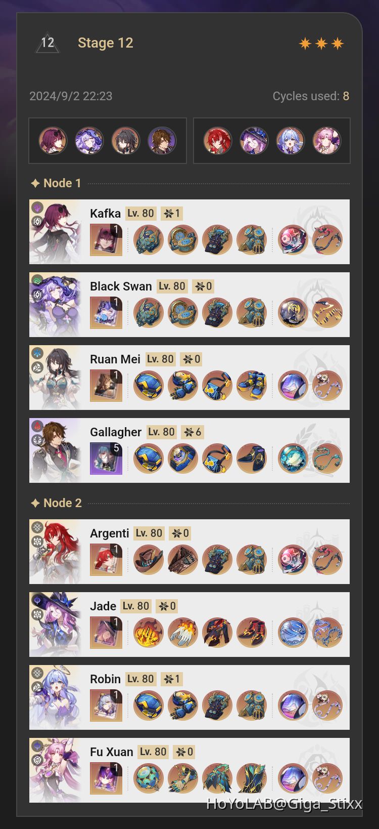 AS, PF and now... MoC ! Argenti-Jade core dominates!! Honkai: Star Rail ...