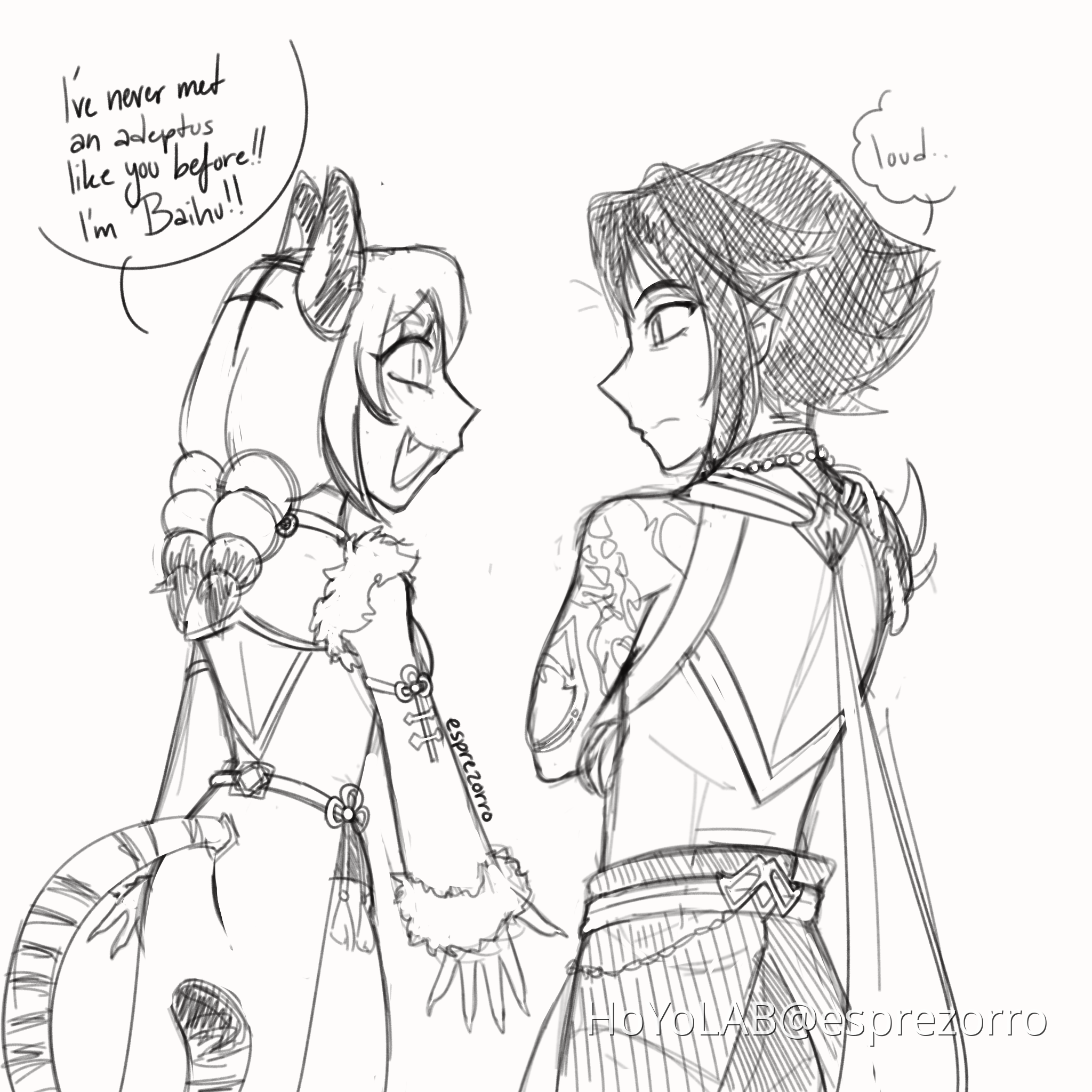 first interaction (doodle) Genshin Impact | HoYoLAB