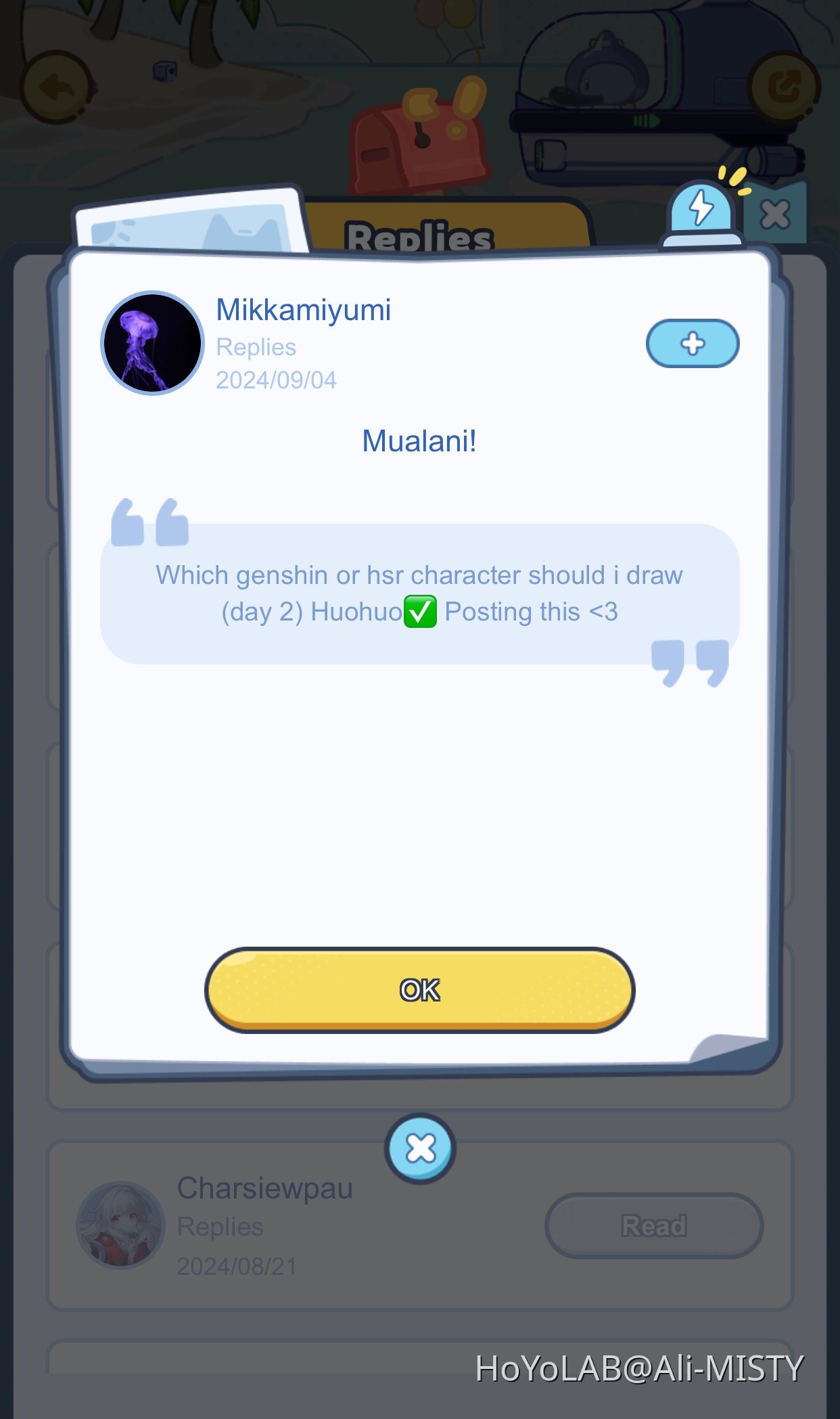 Mualani drawing that took forever. Genshin Impact | HoYoLAB