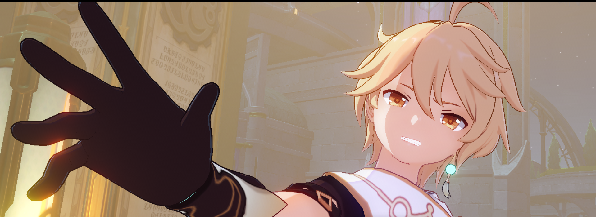 Smug Aether and Smug Paimon Genshin Impact | HoYoLAB