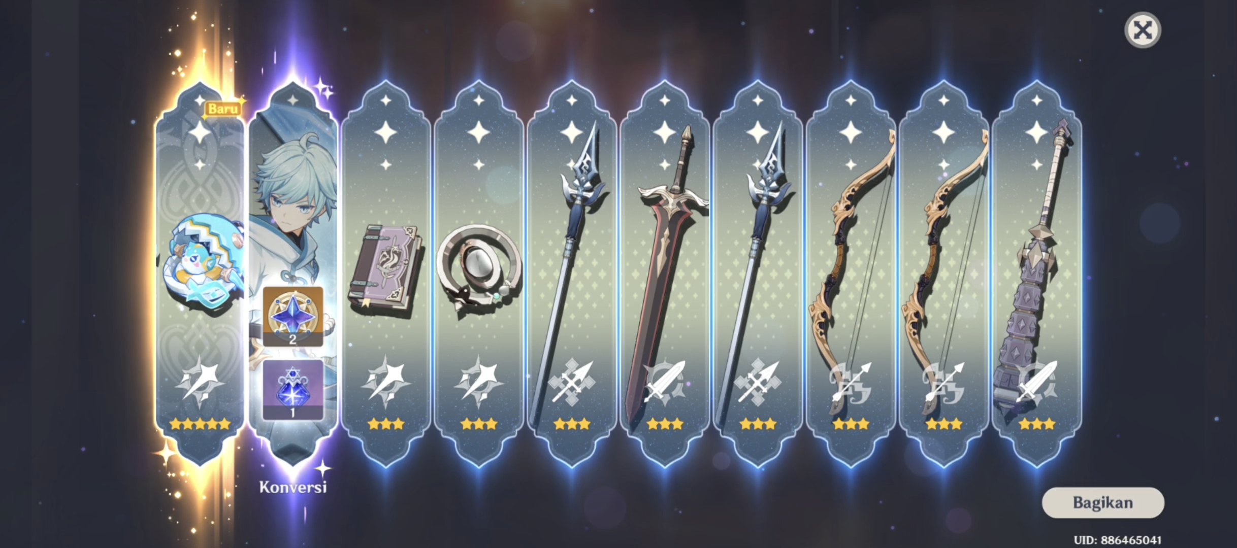 Thanks mihoyo! Win 50/50, but i want primodial jade (xiao sign waepon ...