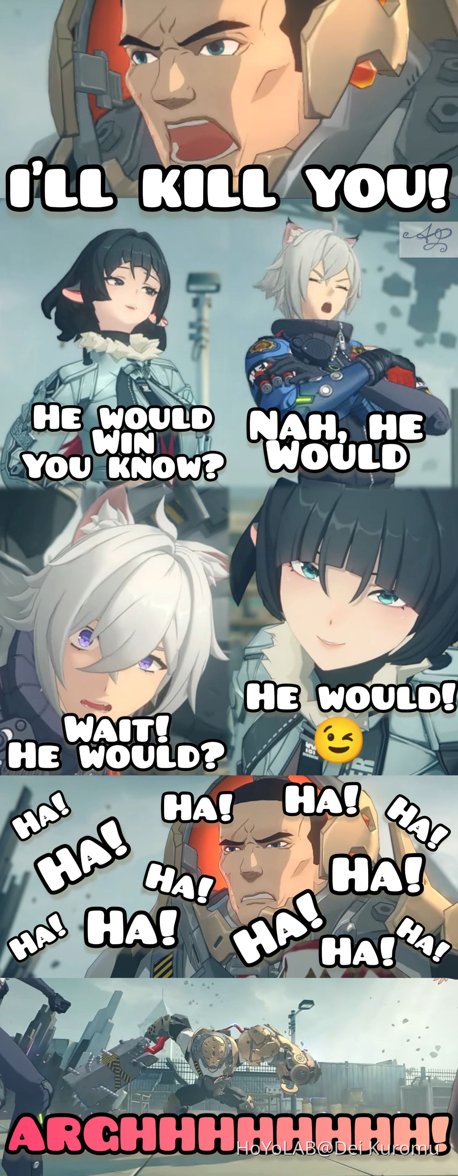 Razor: Nah, I'd win (Long Image) Zenless Zone Zero | HoYoLAB