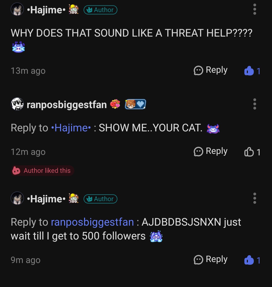 Get this beautiful bish to 500 so we can see their pet cat (and bcz ...