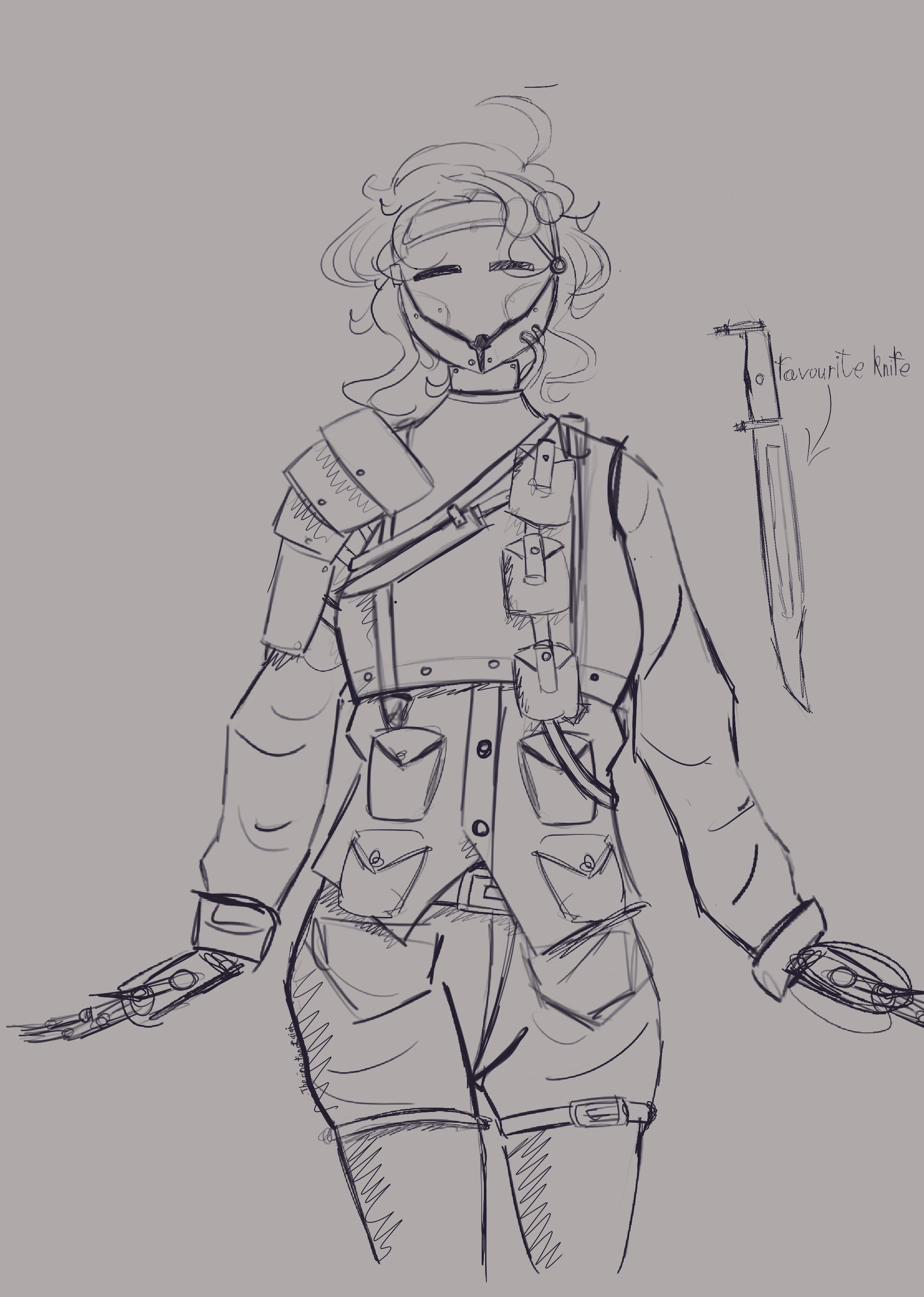 Finally redesigning my main villain (plus a new character) | HoYoLAB