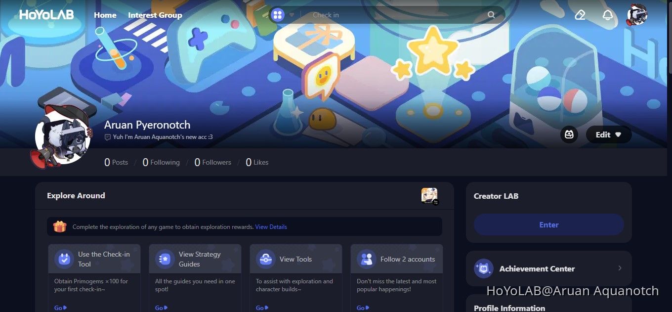 GuYs go check out my new acc for sh*tposts | HoYoLAB