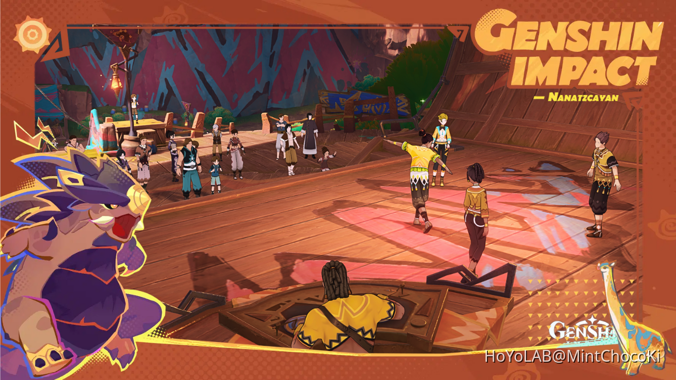 Dancing NPCs in Natlan! Genshin Impact | HoYoLAB