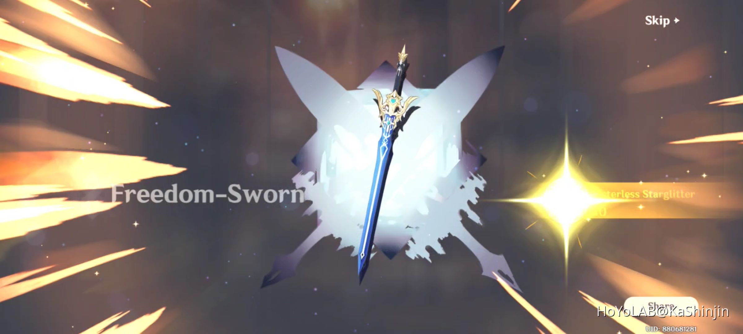 Ritual Worked! 1st 5* Swords Genshin Impact | HoYoLAB