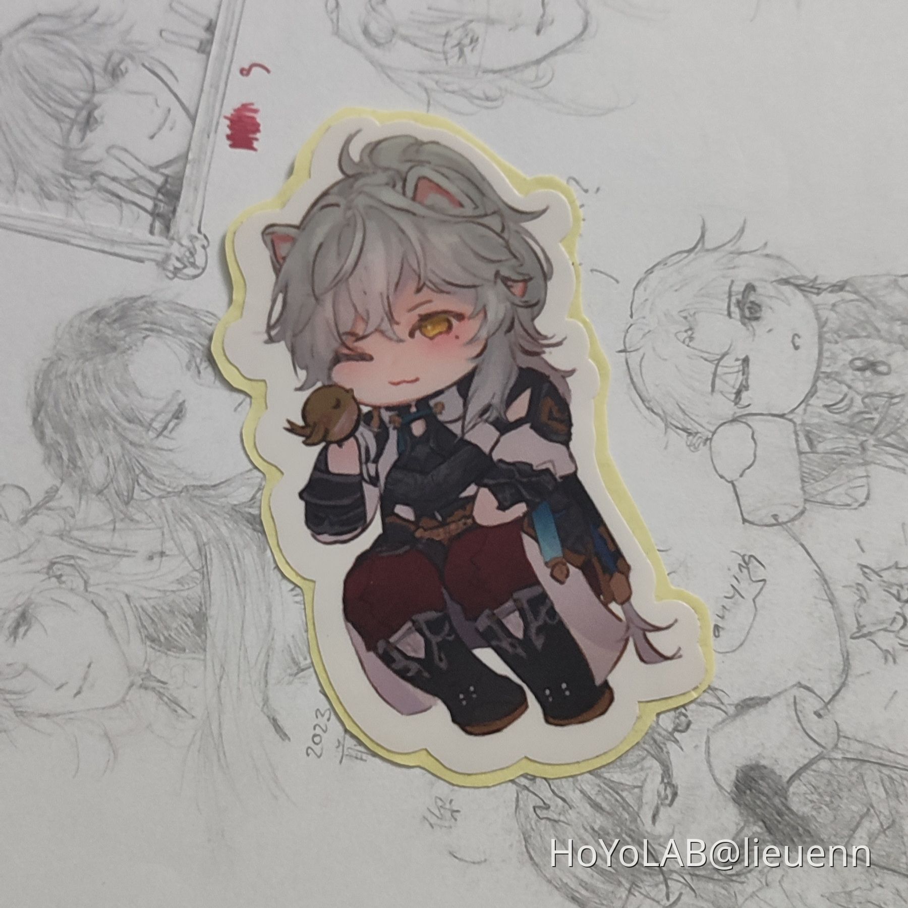 jing yuan sticker i printed last year Honkai: Star Rail | HoYoLAB