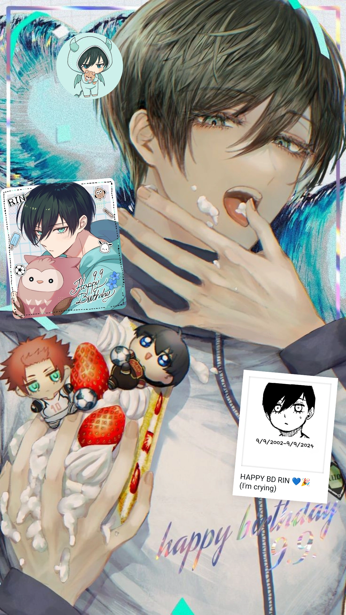 HAPPY BIRTHDAY TO MY FIRST EVER GUY I FELL FOR IN BLUELOCK! 💙🎉 🍰 ...