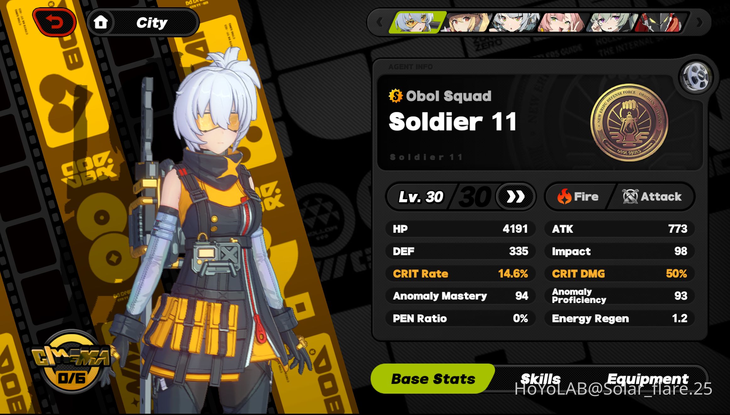 My zzz soldier 11 build Zenless Zone Zero | HoYoLAB
