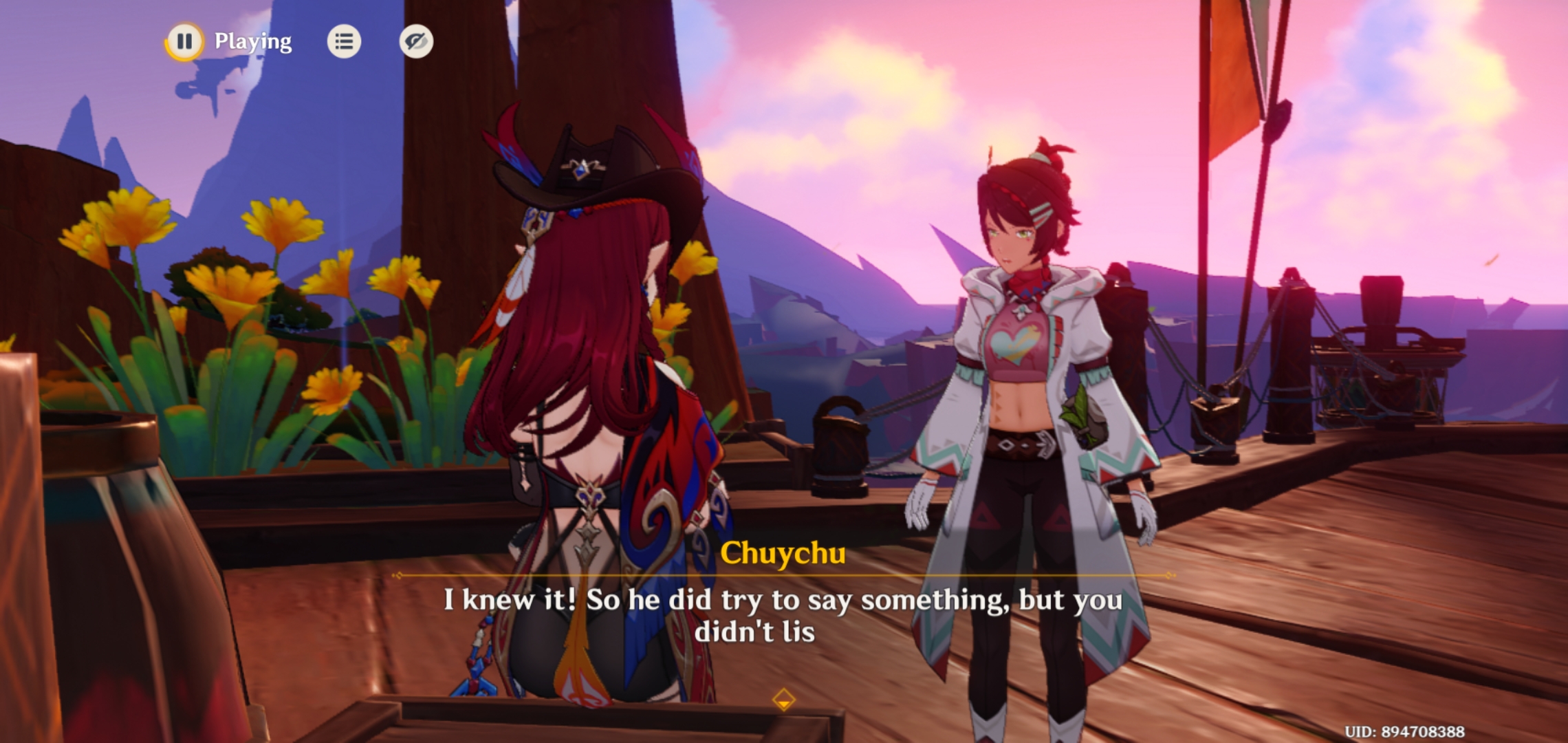 Why does Chuychu look playable and like a npc at the same time😶 Genshin ...