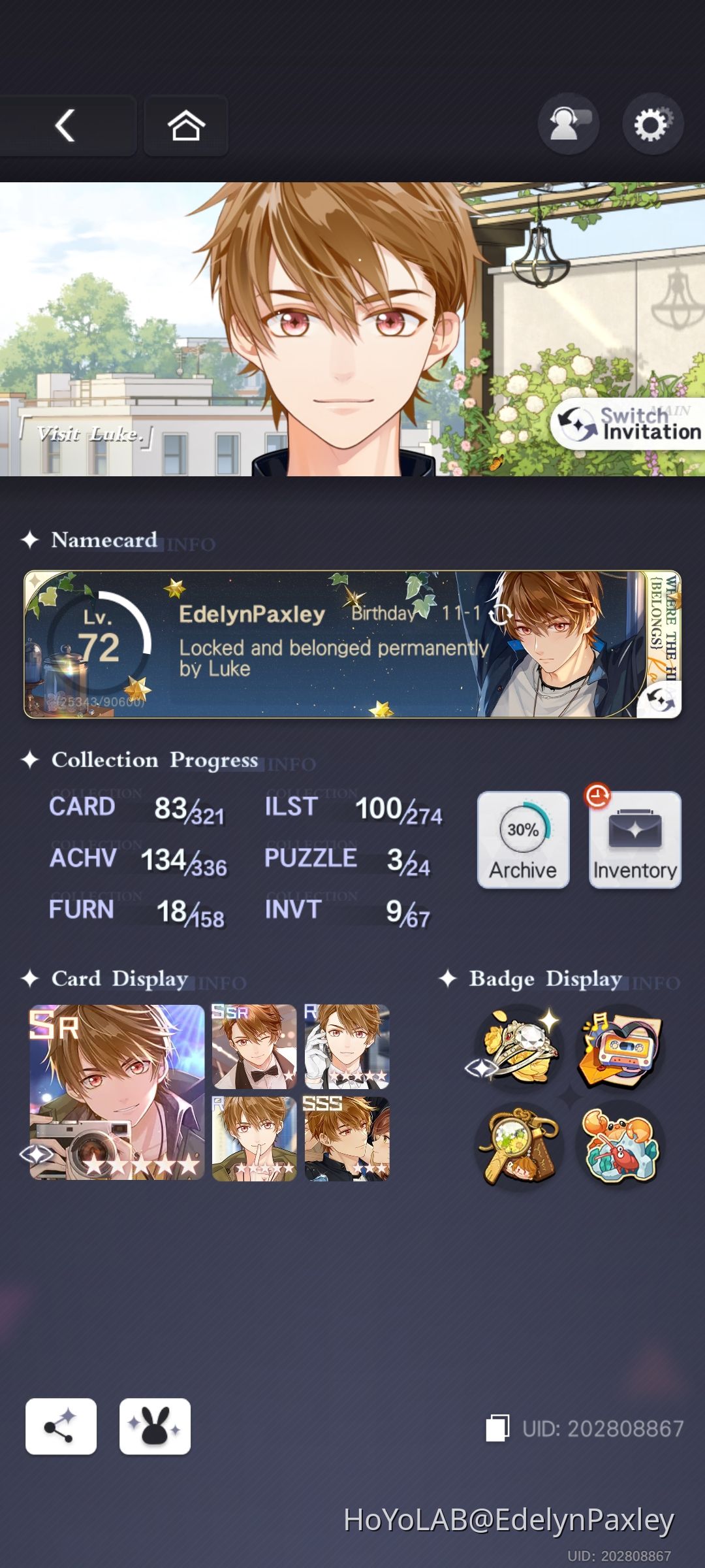 Level progress and S-Chips update Tears of Themis | HoYoLAB