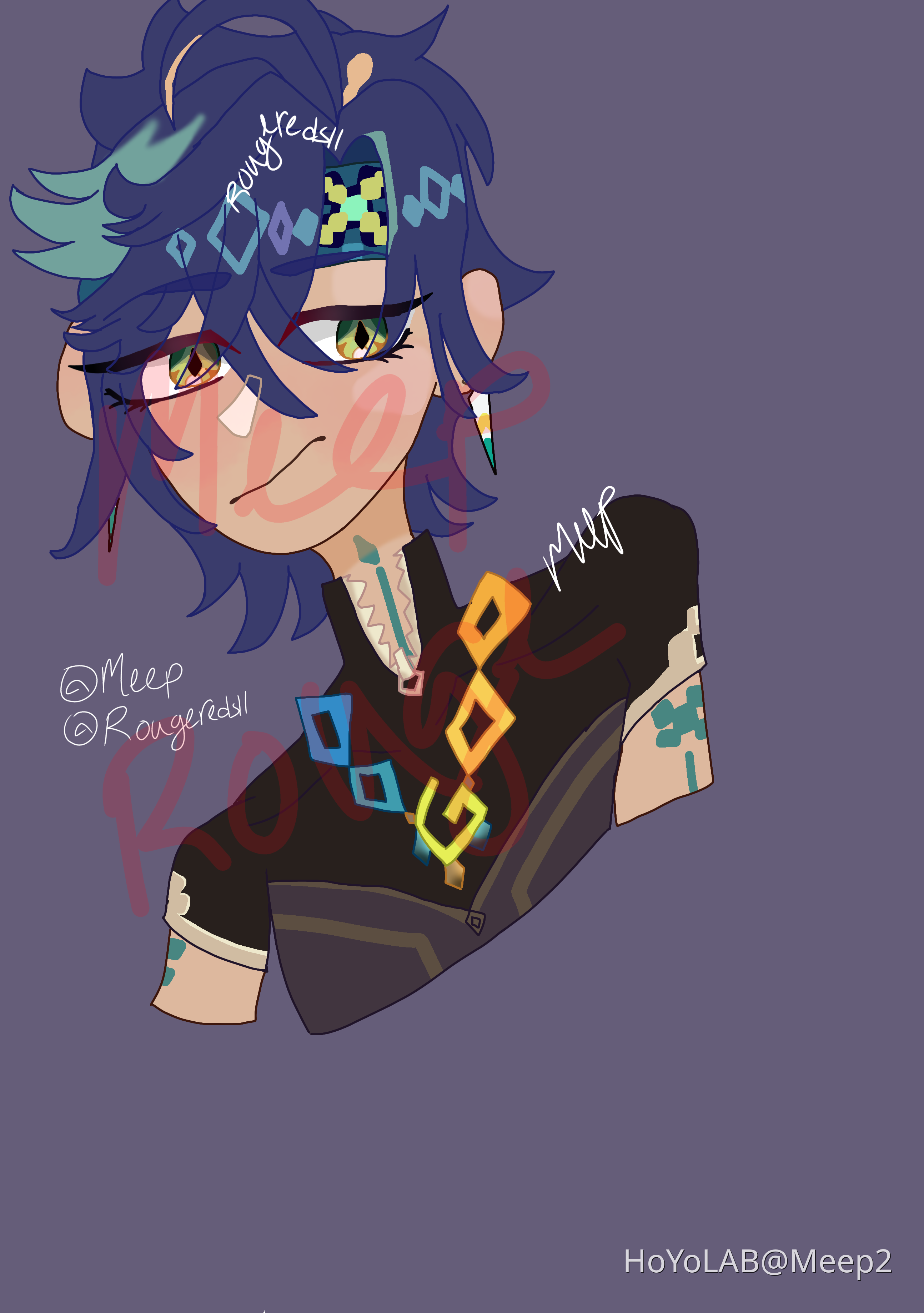 Natlan is here! 4th Anniversary - Kinich drawing Genshin Impact | HoYoLAB
