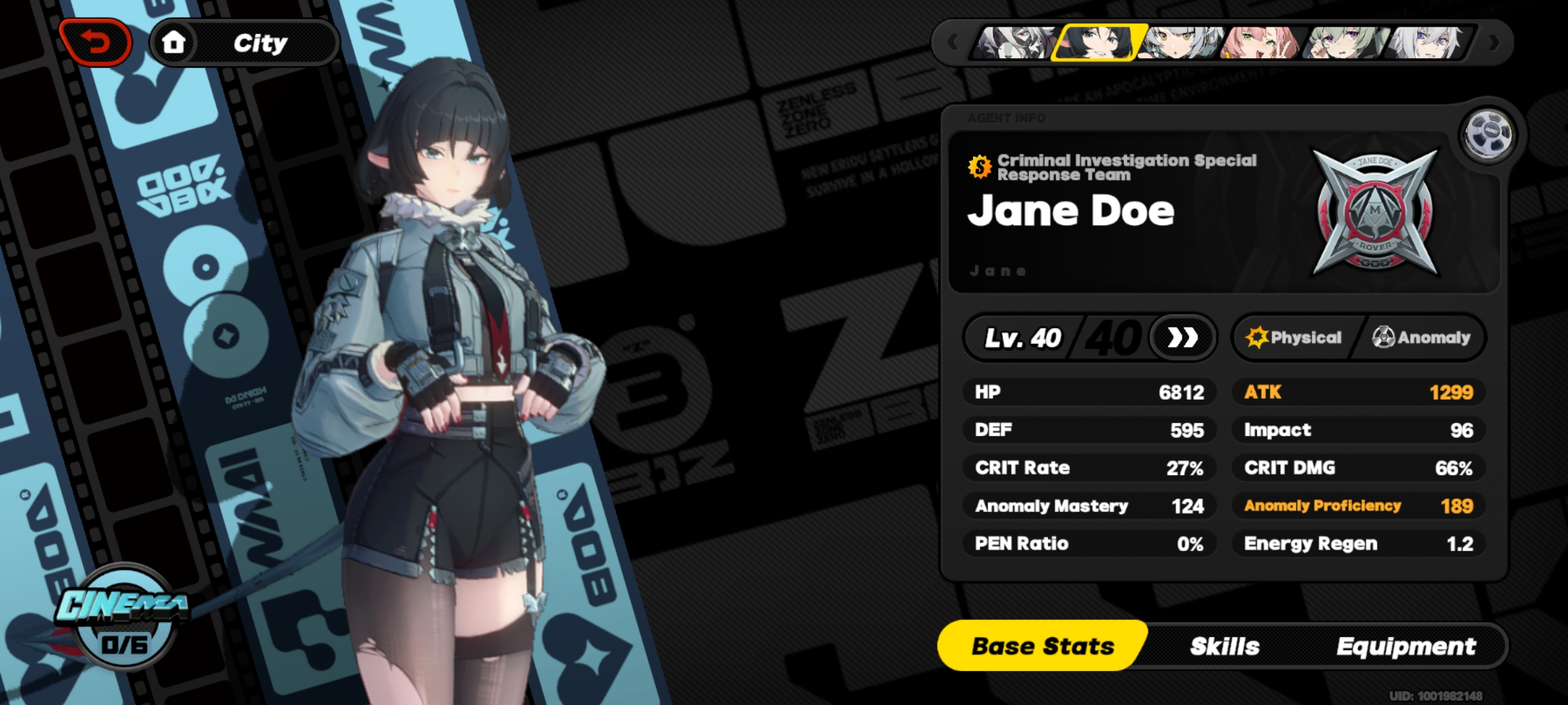 Finally got jane. Can someone rate my jane build!! Zenless Zone Zero ...