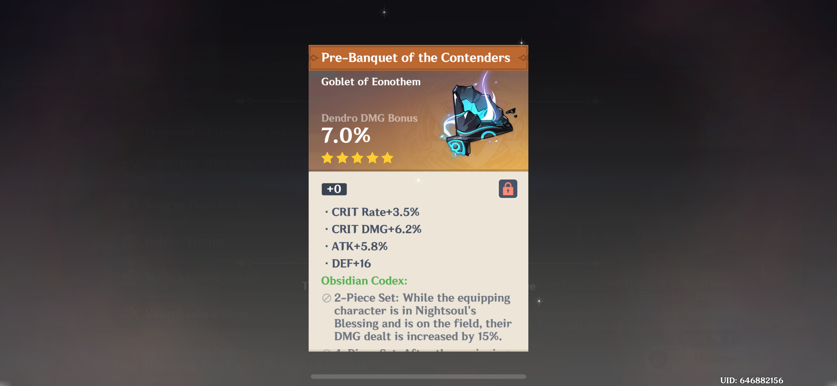 Sanctifying Elixir Goblet Roll for Kinich!!! Genshin Impact | HoYoLAB