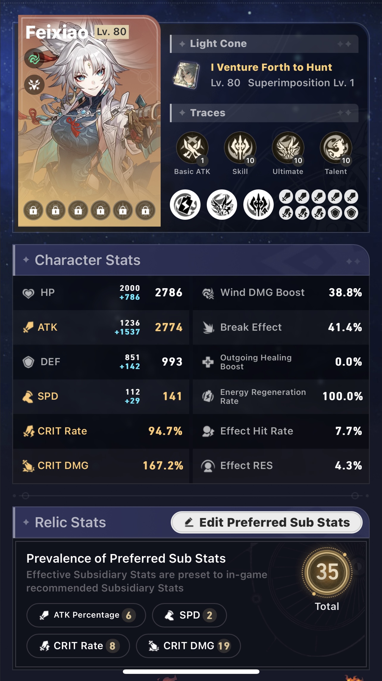 Let’s see everyone’s Day 1 Feixiao builds! Honkai: Star Rail | HoYoLAB