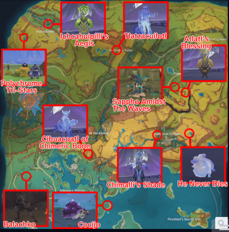 If you need local legend locations for Natlan, here theu are Genshin ...