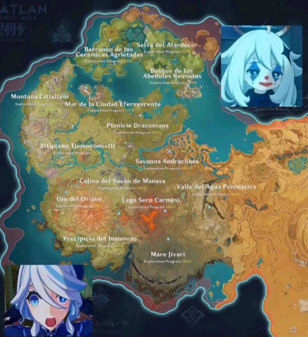 Natlan full map Genshin Impact | HoYoLAB