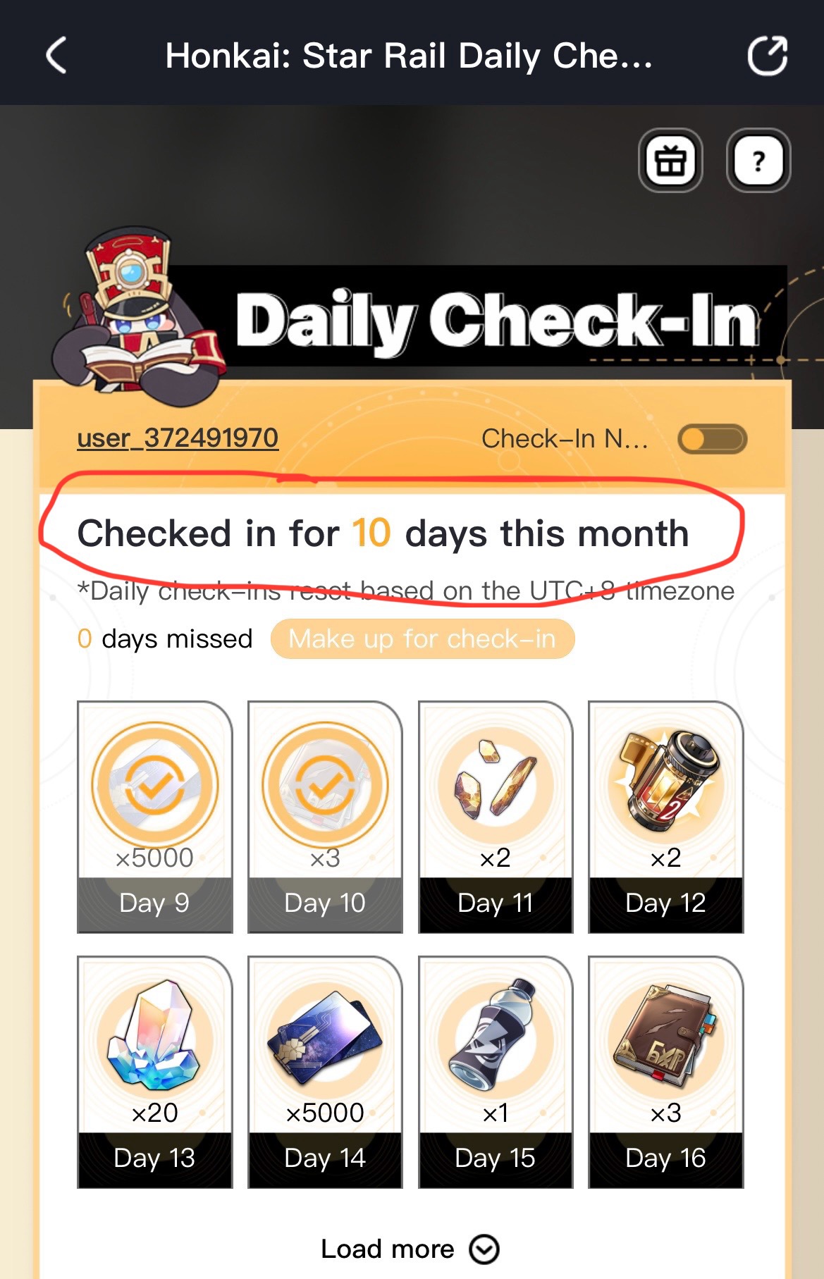 Daily Check-in doing perfect math again Honkai: Star Rail | HoYoLAB
