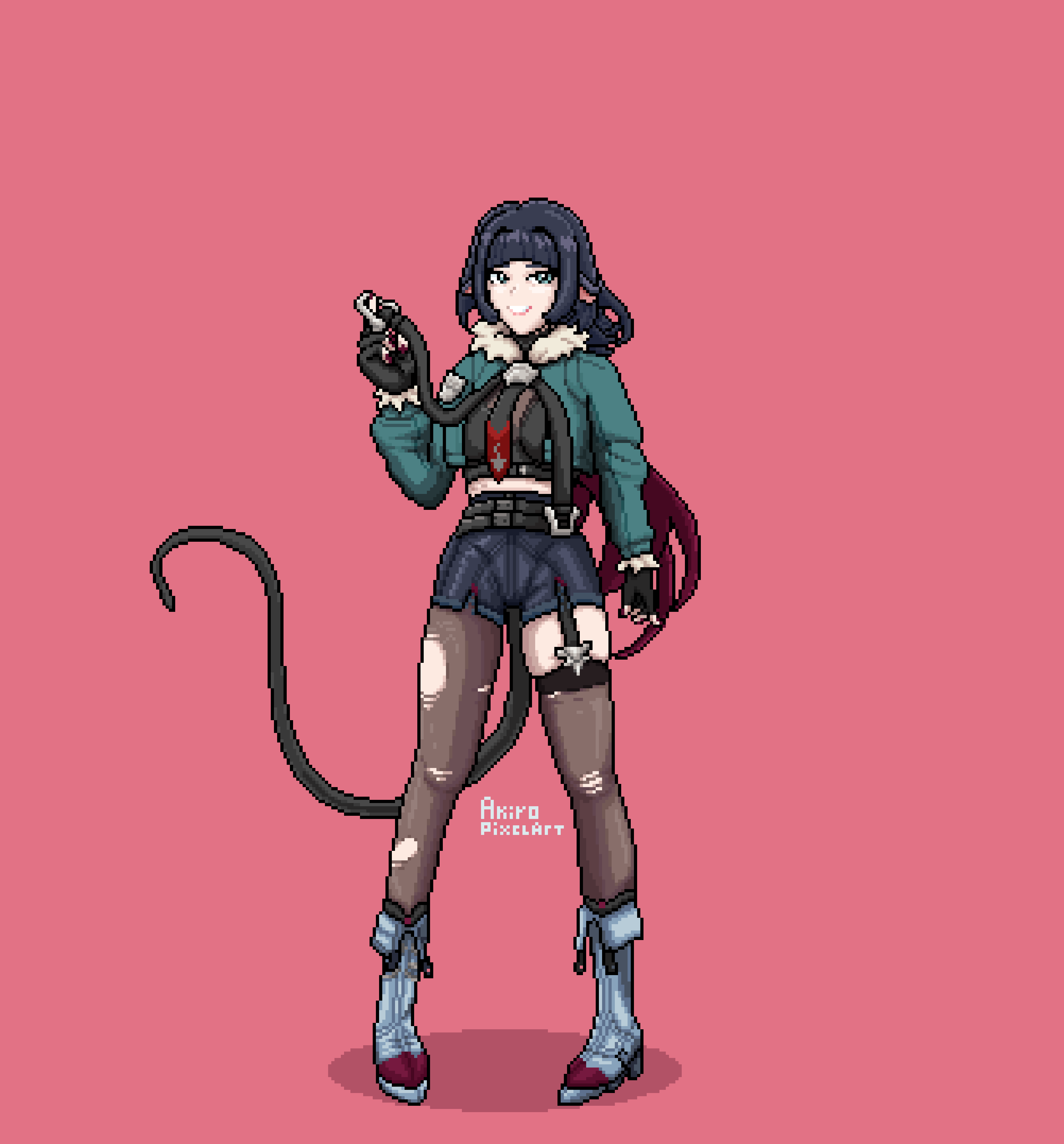 Jane Doe In Pixel Art Zenless Zone Zero | HoYoLAB