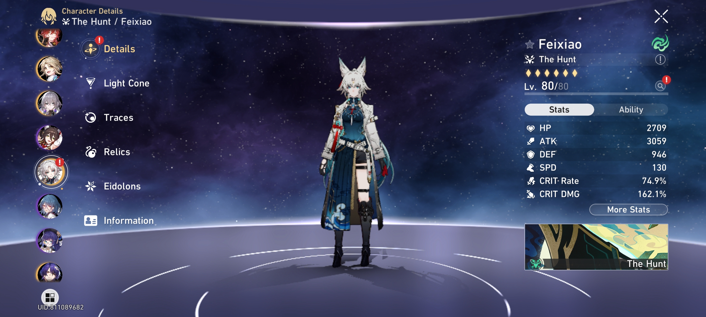 Day One Fei xiao Honkai: Star Rail | HoYoLAB