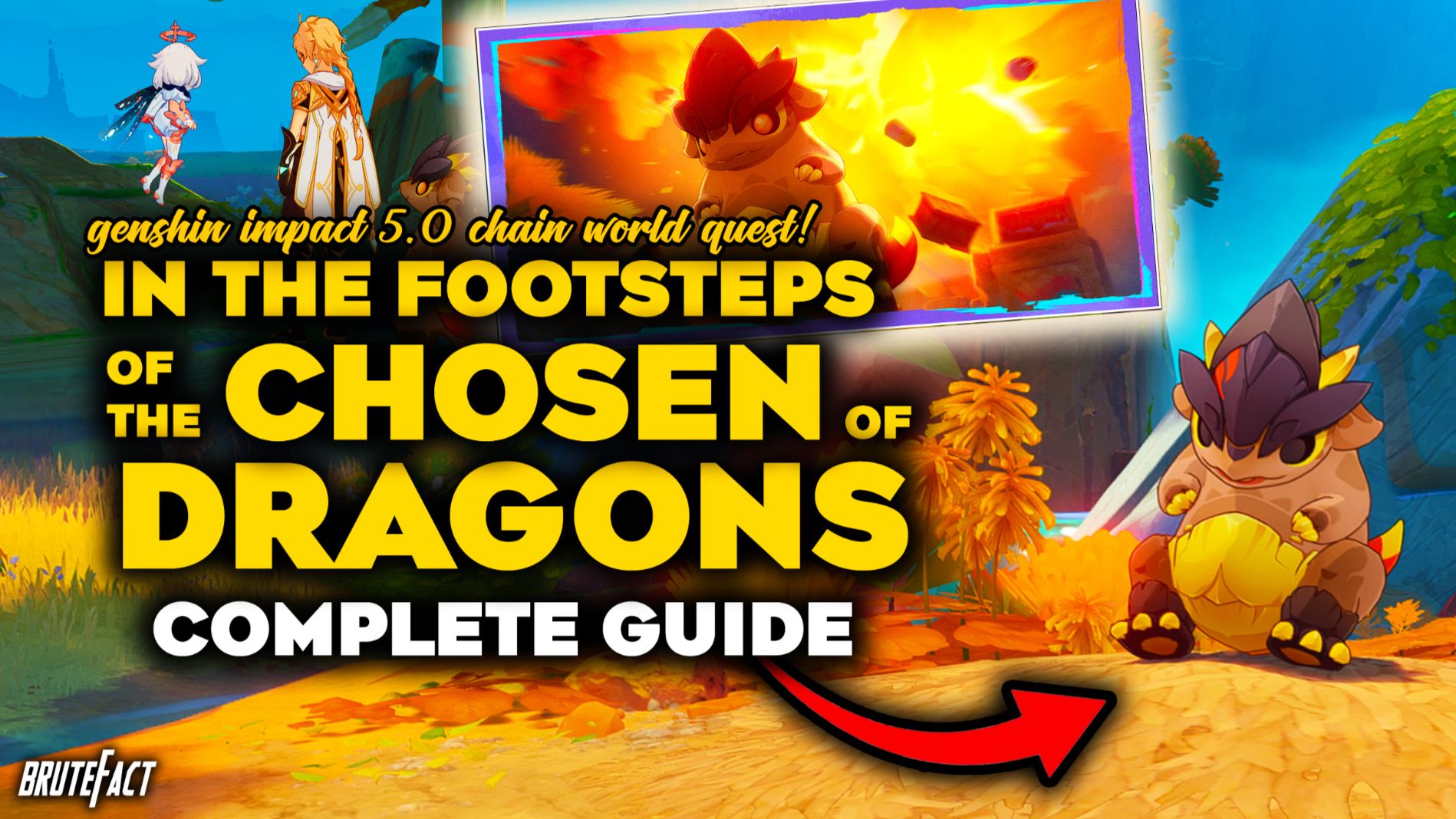 [V5.0] In the Footsteps of the Chosen of Dragons Quest Chain | Natlan ...