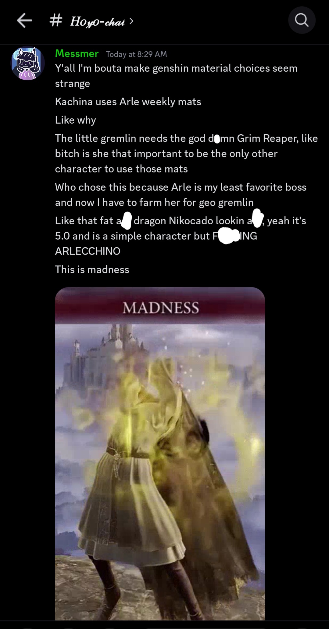 Madness Genshin Impact | HoYoLAB