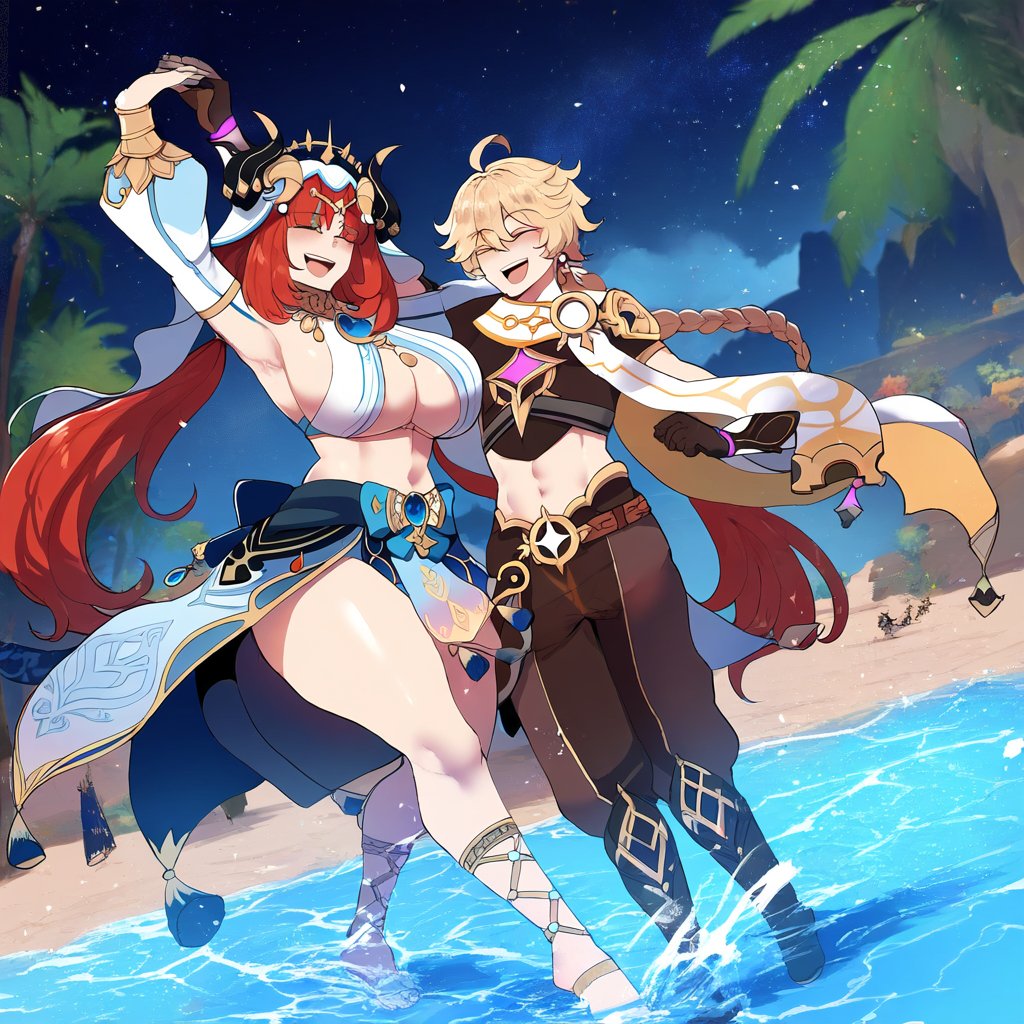 Daily Nilou Aether Genshin Impact | HoYoLAB