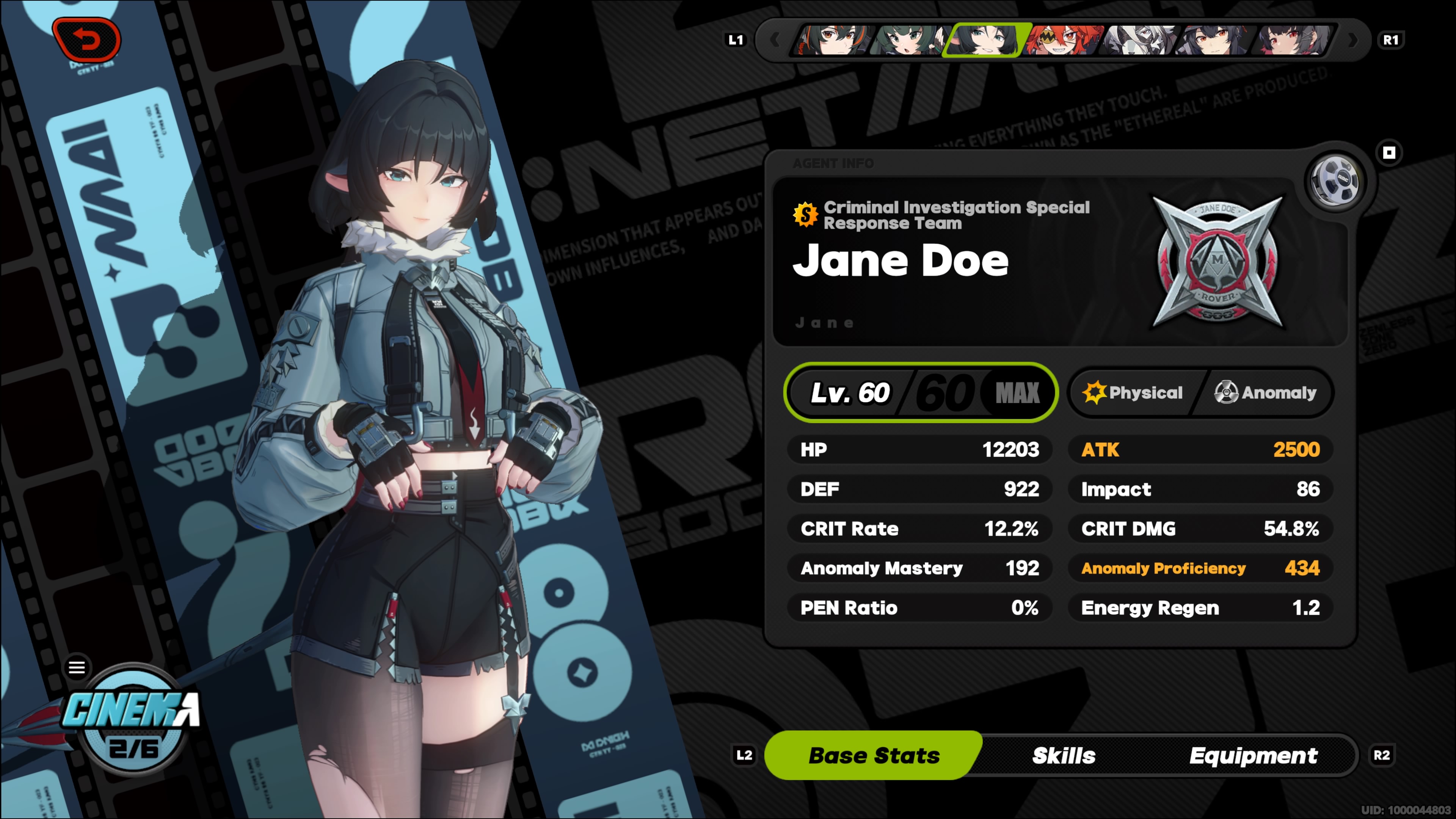 Jane build Zenless Zone Zero | HoYoLAB